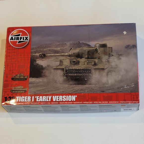 Airfix | Toys | Airfix Kit A363 Tiger I Early Version 135 Scale Model ...